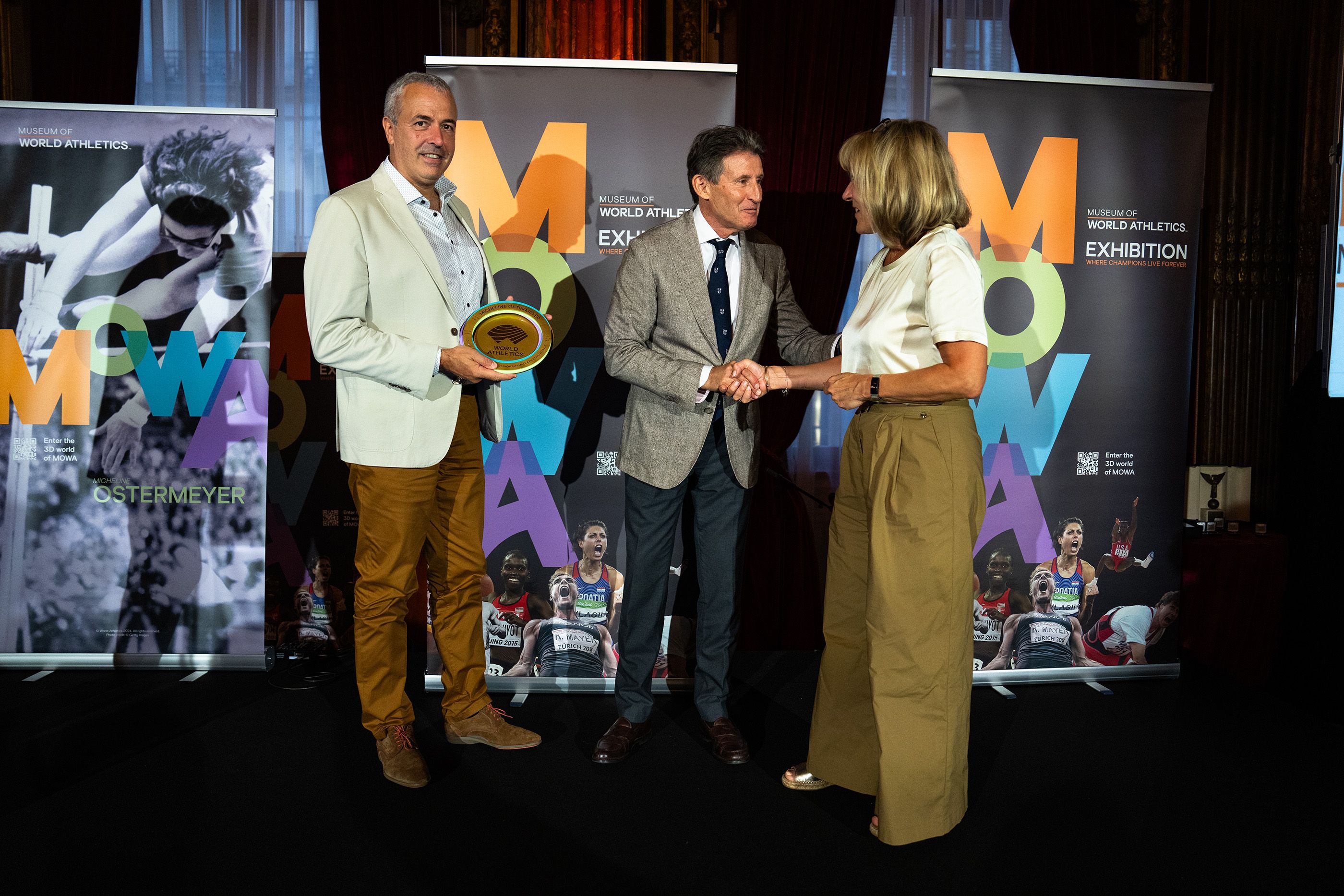 Olympic champions Tyus and Dobrynska donate to MOWA as Ostermeyer is ...