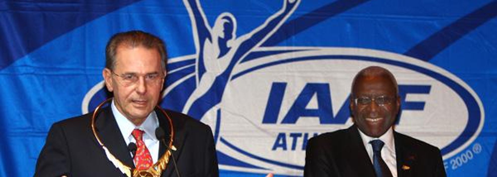 Jacques Rogge receives Golden Order of Merit – IAAF Dinner, Beijing ...