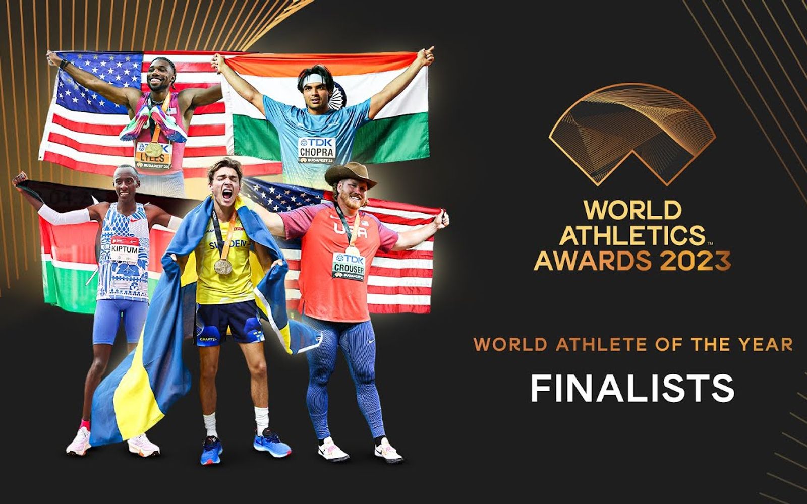 FINALISTS | Men’s World Athlete of the Year 2023 | Watch | World Athletics