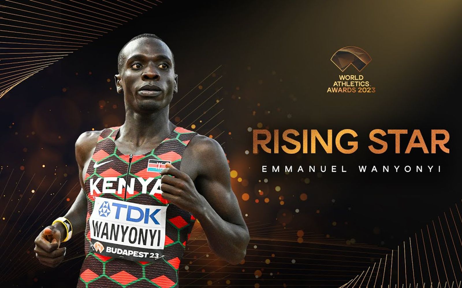 Male Rising Star of the Year | Emmanuel Wanyonyi | Watch | World Athletics