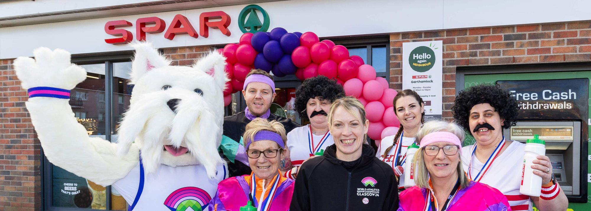 SPAR Garthamlock celebrates launch of World Athletics Indoor ...