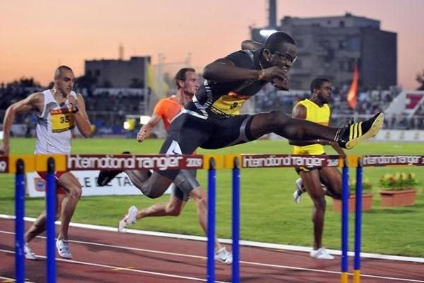 Beijing Olympic champions Robles, Taylor, Kanter, Mbango, and Spotakova ...