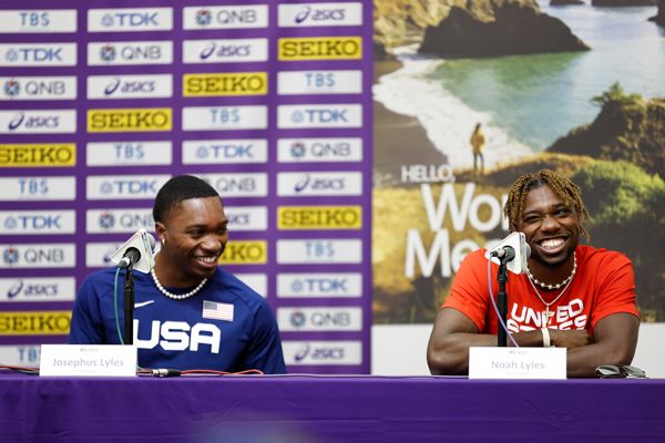 With brother by his side, Lyles looks to defend 200m crown | News ...