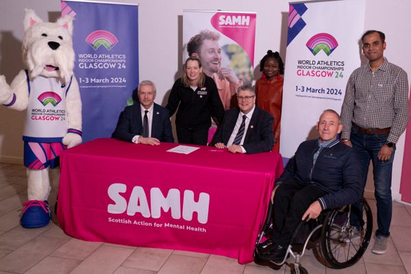 SAMH announced as official charity partner of World Athletics Indoor ...