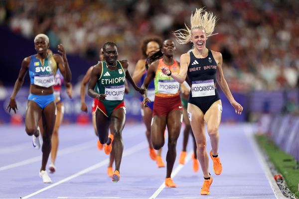 Gold at last as Hodgkinson takes Olympic 800m title in Paris | News ...