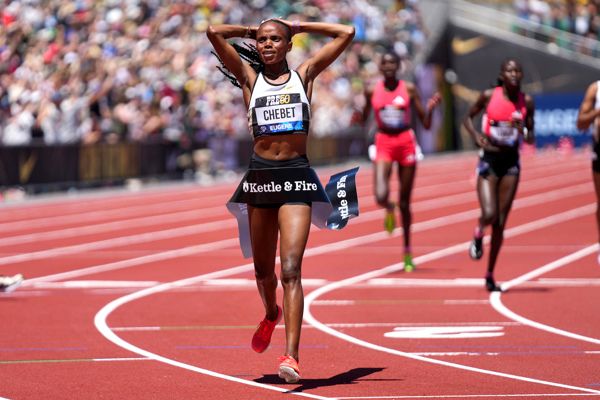 World records for Chebet at 5000m and Kipyegon at 1500m in Eugene ...