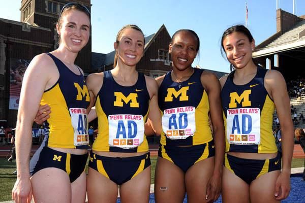 Michigan Women take Distance Medley Relay title - Penn Relays Day 1 ...